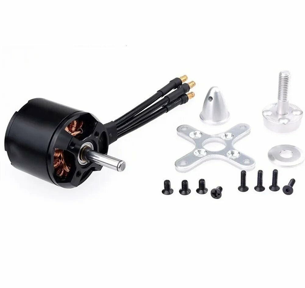 Безколлекторный мотор C3536 2814 (3536) для RC-самолетов 1-1.5 кг (1050KV)