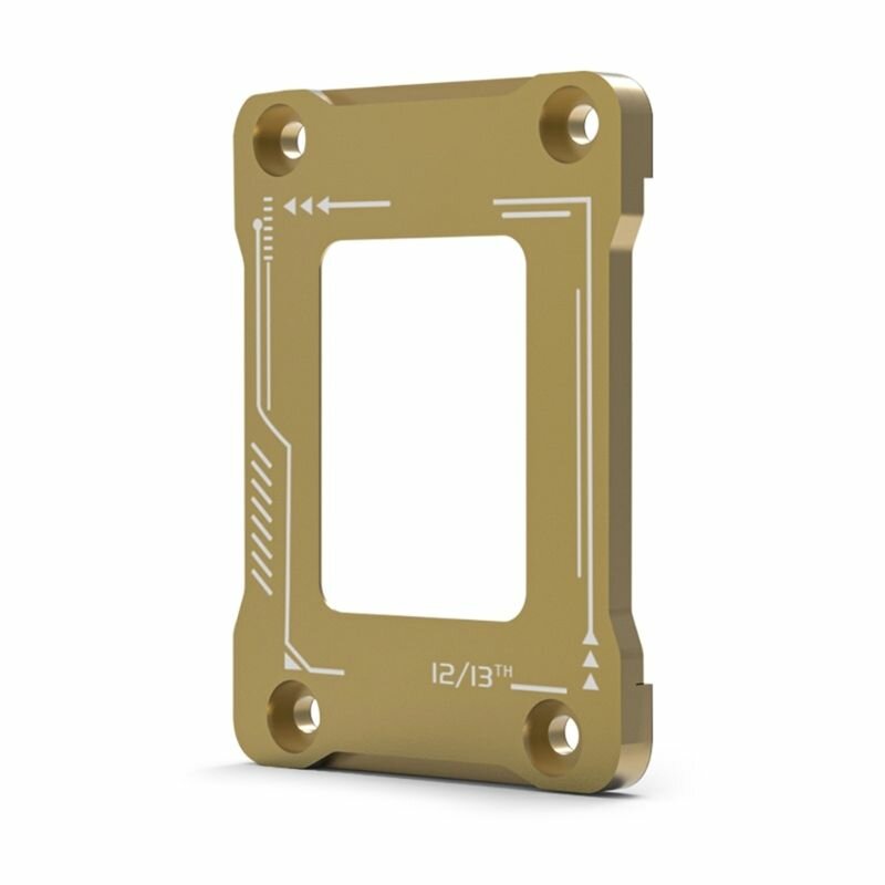 (1 шт.) Выравнивающая рамка для кулеров LGA1700 (для процессоров 12/13 поколения) - медный