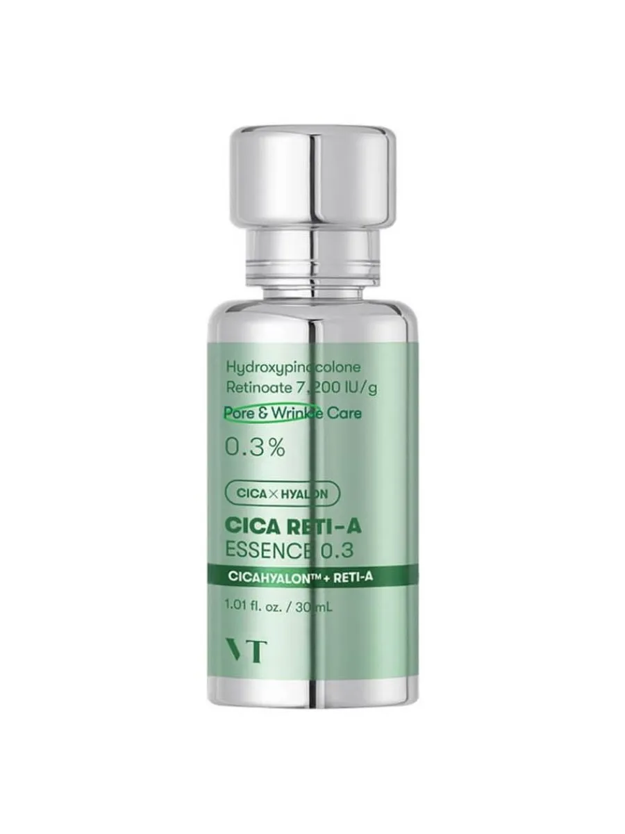 Бустер-эссенция с ретинолом и центеллой VT Cosmetics Cica Reti-A Cica Reti-A Essence 0.3, 30 мл