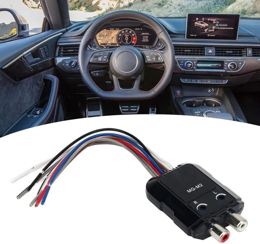 Автомобильный аудиопреобразователь высокого уровня в низкий 2 М