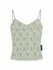 Топ Marine Serre Moonogram mesh straps top, размер L, green
