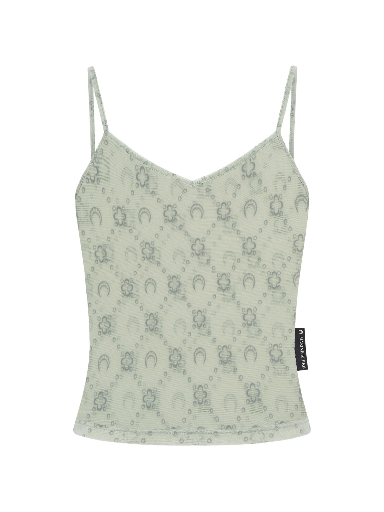 Топ Moonogram mesh straps top