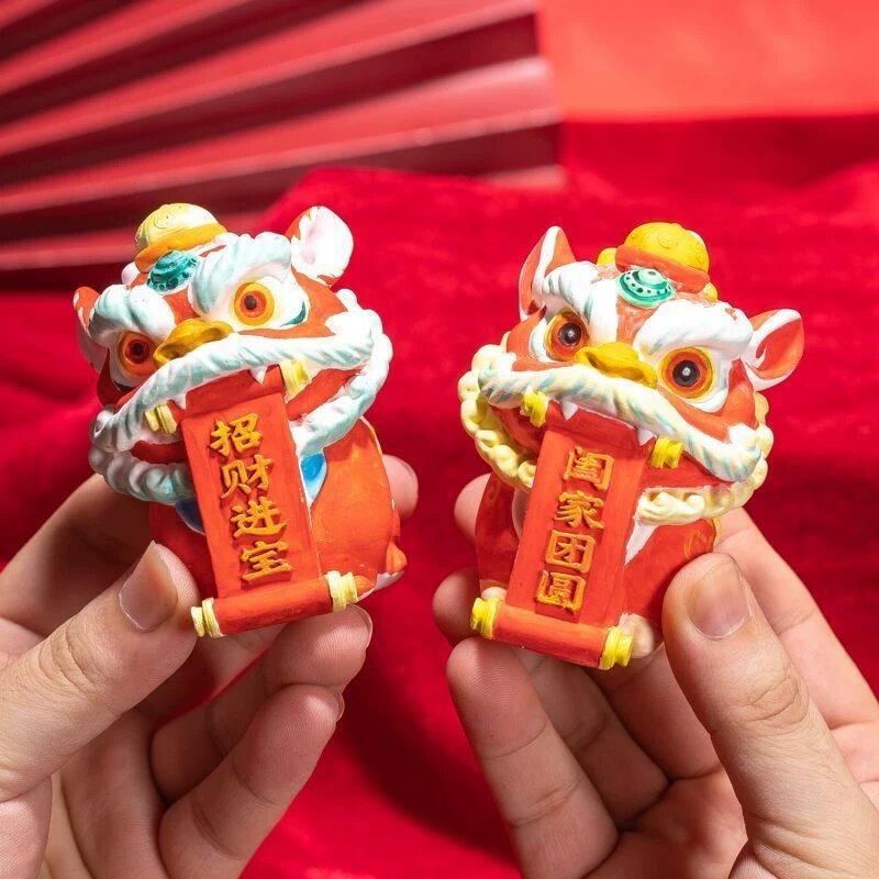 Набор 3D фигурки льва для детей - обучающий DIY-набор для рисования с 12 цветами и кистями