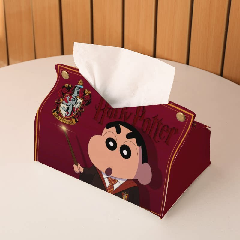 Настольный держатель для салфеток Harry Potter Shin-chan, пластиковый, органайзер для письменного стола