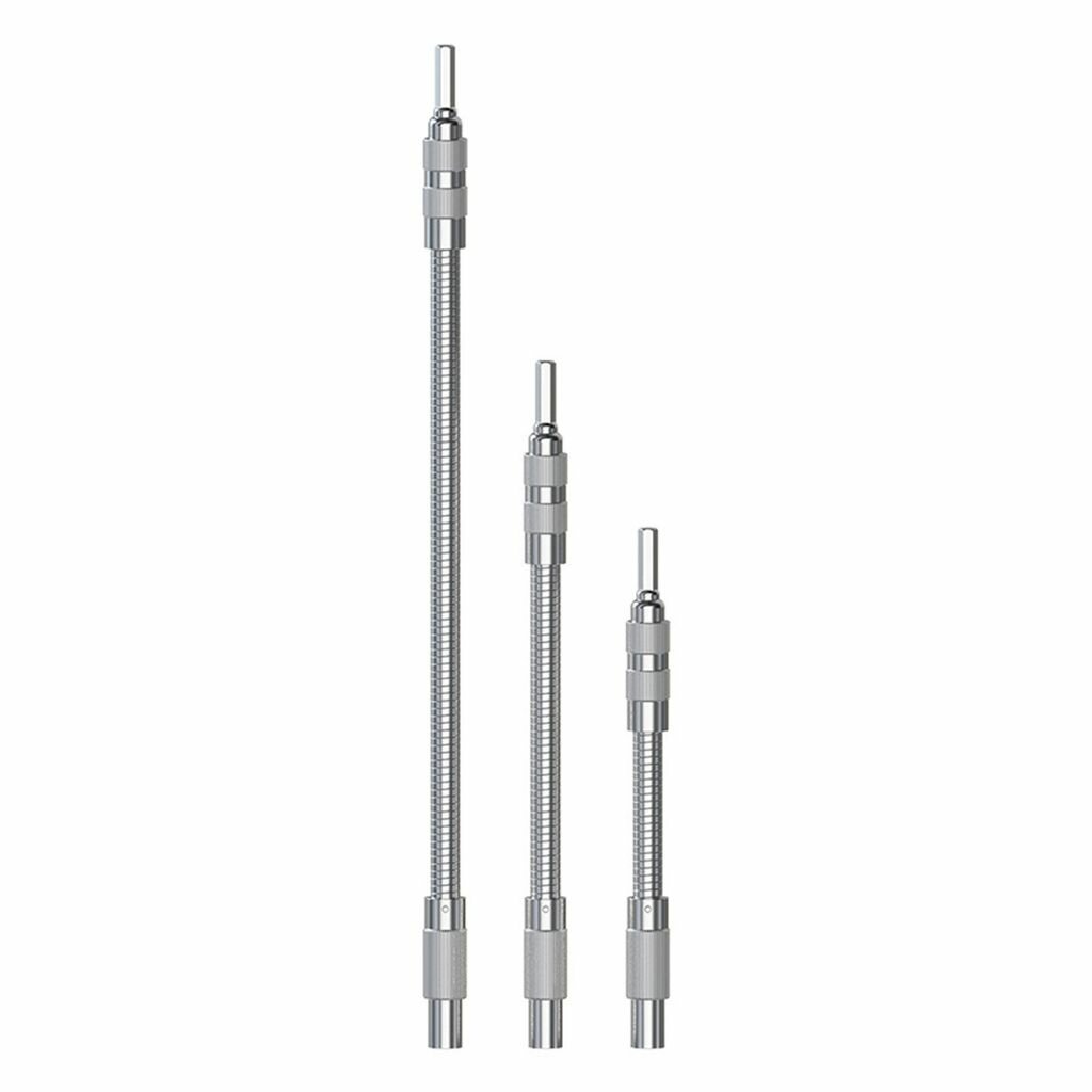 Набор гибких удлинителей для дрели 1/4" (3 шт.)
