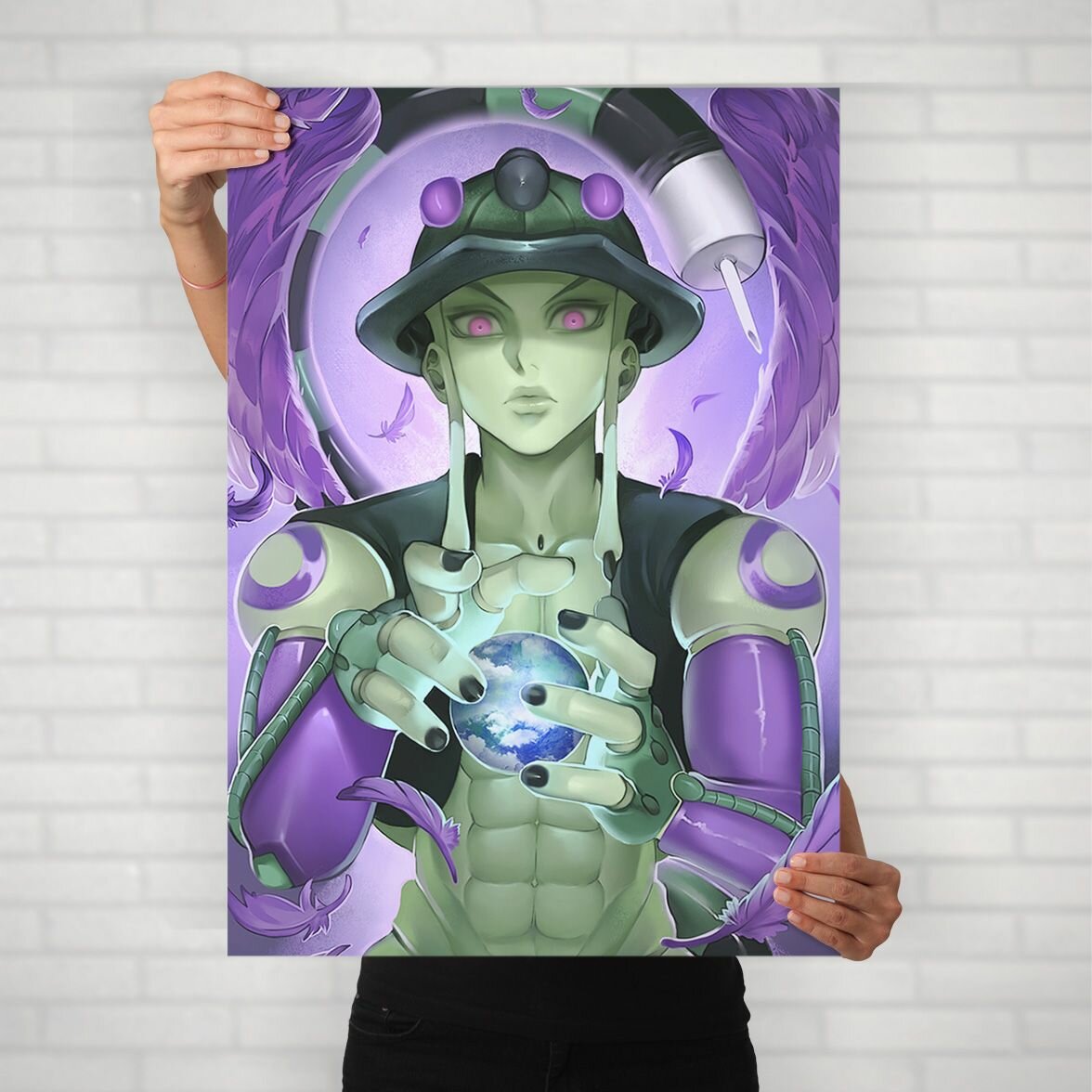 Плакат на стену для интерьера Hunter x Hunter (Меруэм 4) - Постер по аниме формата A1 (60х84 см)