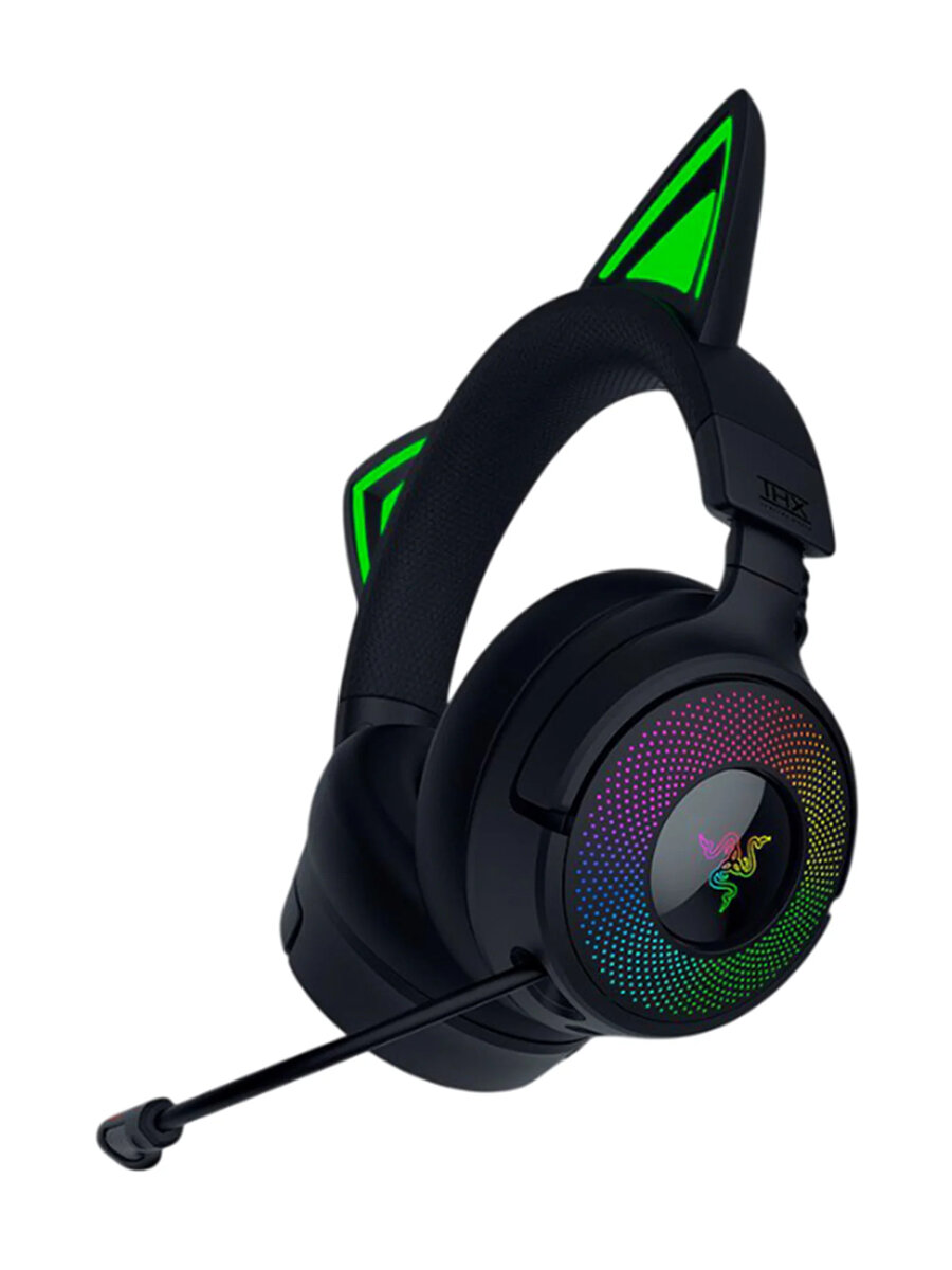 Razer Kraken Kitty V3 Pro, черный, беспроводные игровые наушники
