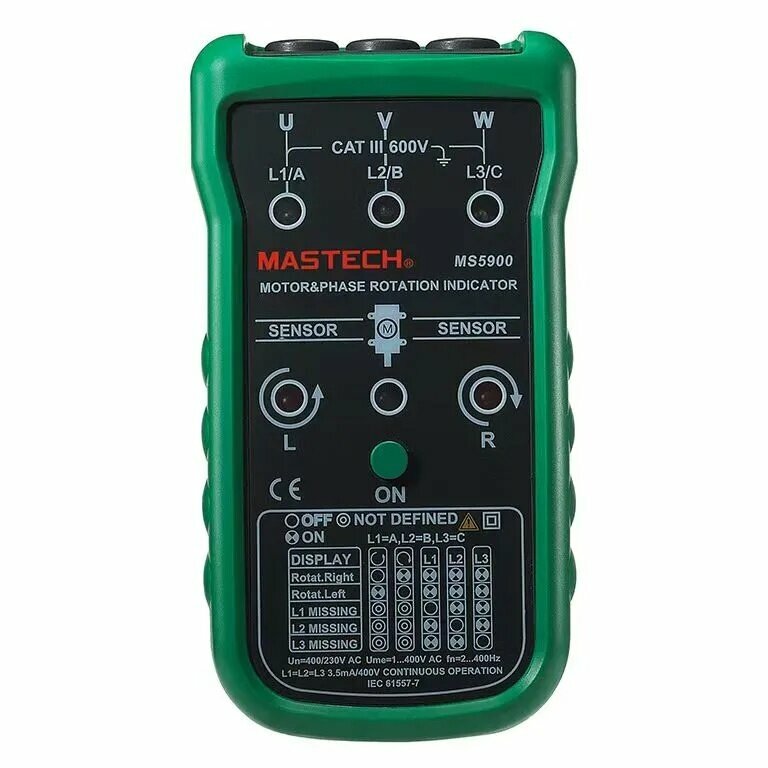 Индикатор последовательности фаз двигателя MS5900