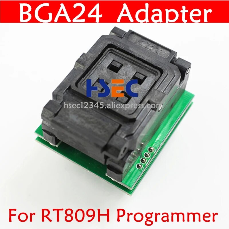 Адаптер BGA24 зеленый для RT809H программатора