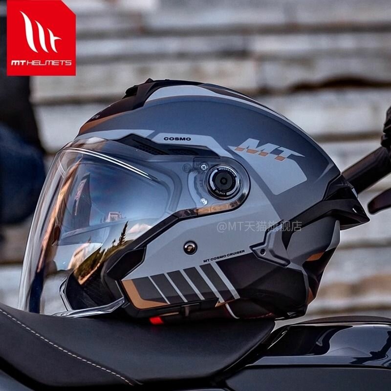 MT HELMETS Мотошлем, цвет: темно-серый, размер: XL
