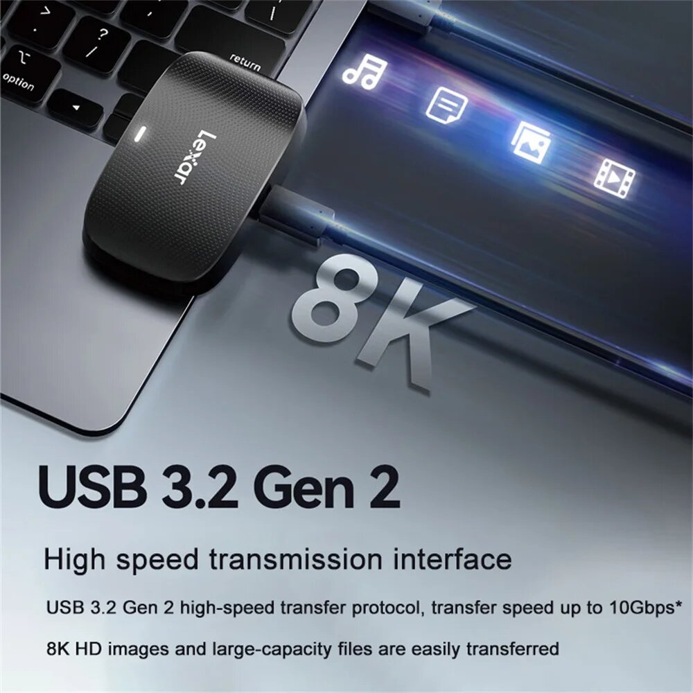 Lexar CFexpress и SD карта reader USB 3.2 Gen 2 — фото 1