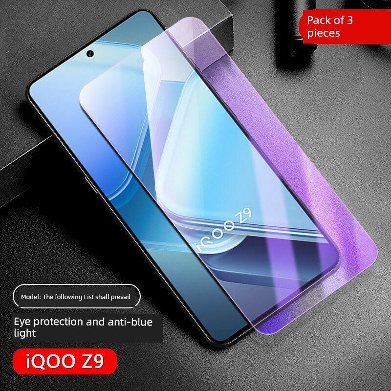 Защитное стекло с антибликовым покрытием для iQOO Z10 Turbo Plus, 3 шт, фильтр синего света для защиты глаз
