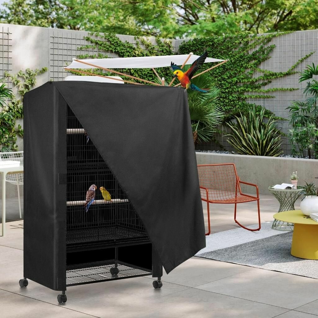 Чехол- blackout для клетки для попугаев, - Без отпечатка