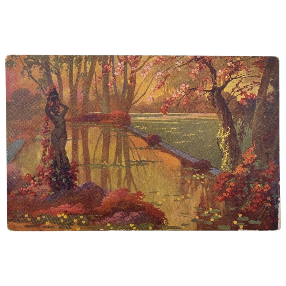 Почтовая открытка "Осень" 1900-1910 гг. Германская Империя