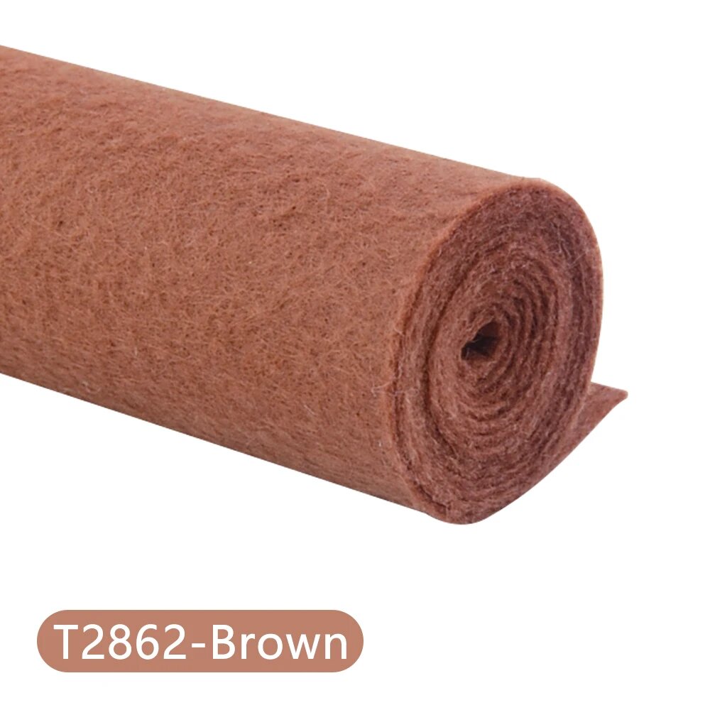 Фетр коричневый Tramil 90x20 см, 1 мм, N003-3 Brown