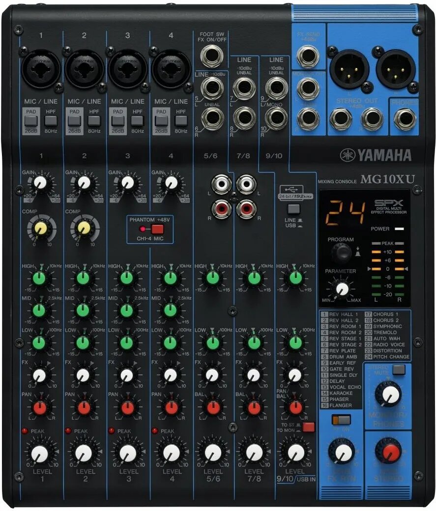 Микшерный пульт YAMAHA MG10XU