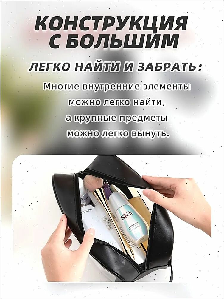 Косметичка ширина: 22 см., высота: 21 см. — фото 1