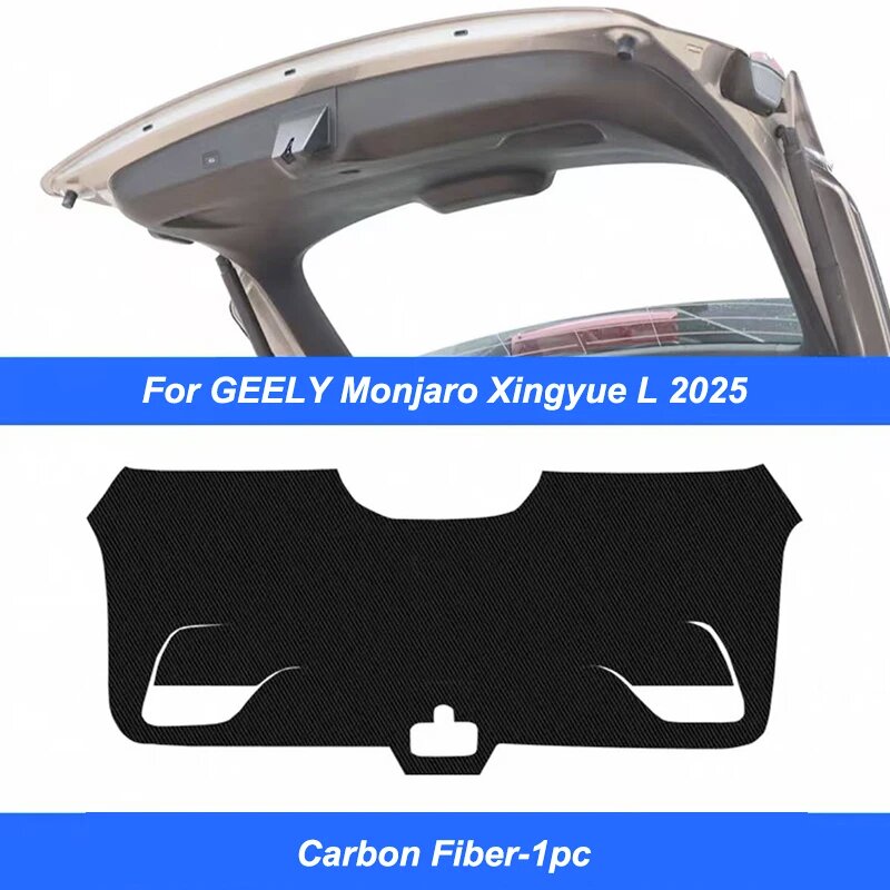 Защитная накладка в багажник GEELY Monjaro Xingyue L 2025, Carbon Fiber