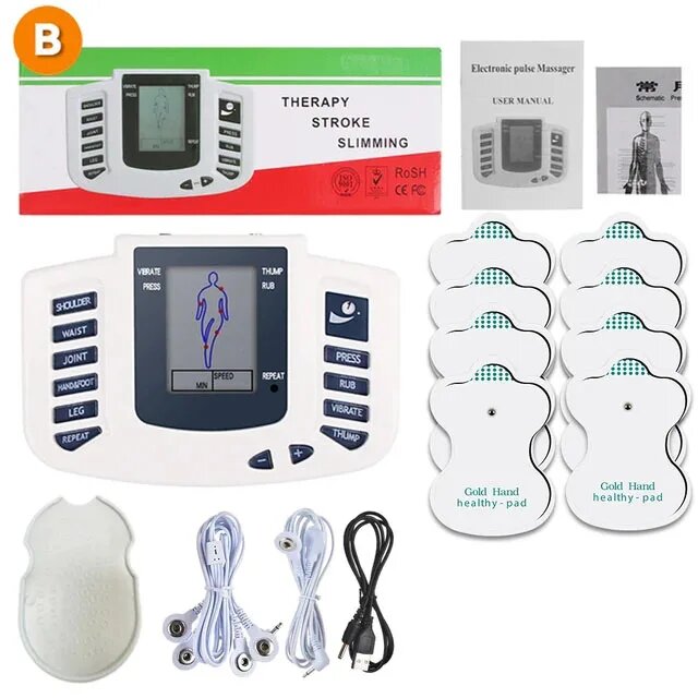 Перезаряжаемый EMS-стимулятор мышц Package B