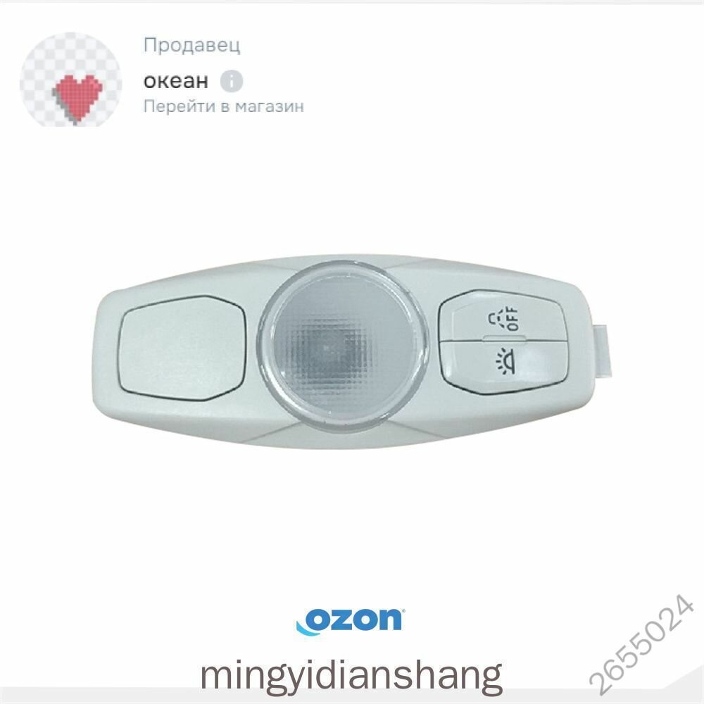 Плафон салона Ford Focus MK3 2011-2018 BM51-13776-ED 3AM1 — внутренний светильник салона, замена оригинала, 1 шт.
