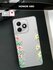 Чехол на Honor X8d / Хонор X8d с принтом Цветы по краям, прозрачный