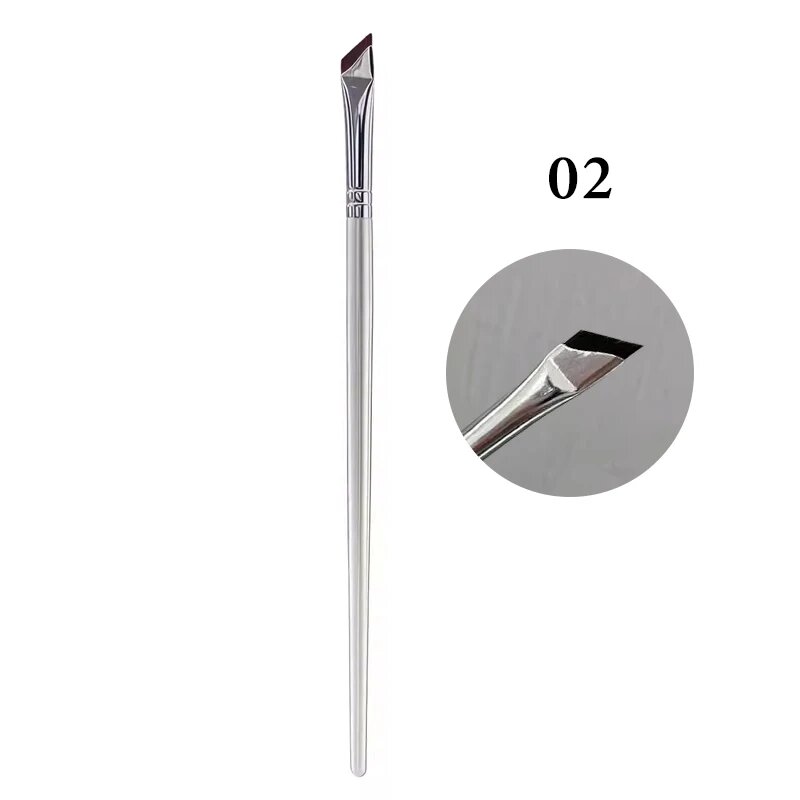 Кисть для макияжа бровей и глаз, Handle Color: 02