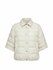 Куртка PESERICO Quilted cropped-sleeve jacket, размер 44, бежевый/белый