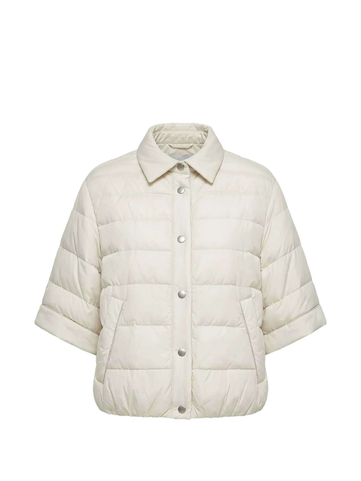 Куртка Quilted cropped-sleeve jacket