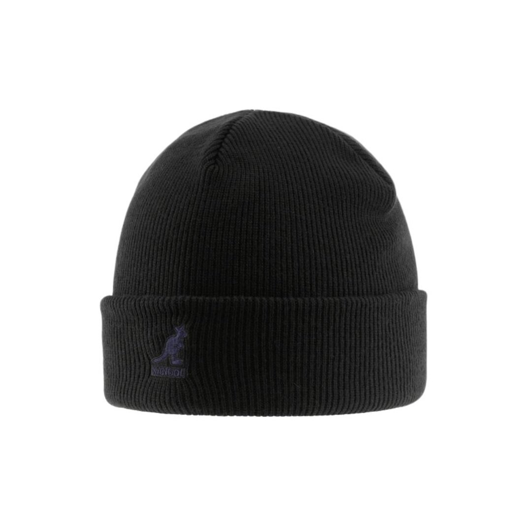 Шапка KANGOL для мужчин, размер ОС, черный — фото 1