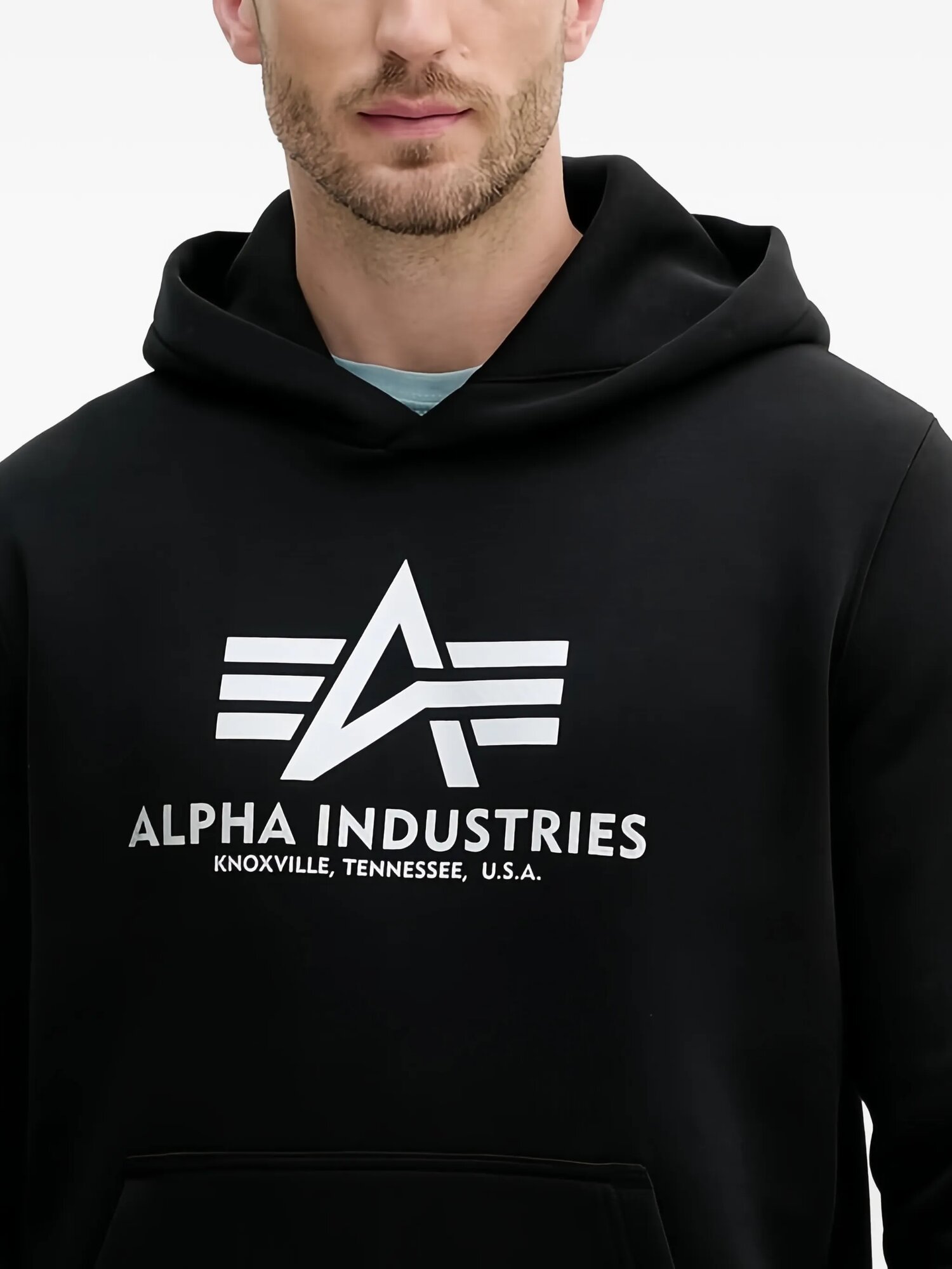 Худи ALPHA INDUSTRIES Basic Carbon, размер M, , black/black — фото 1