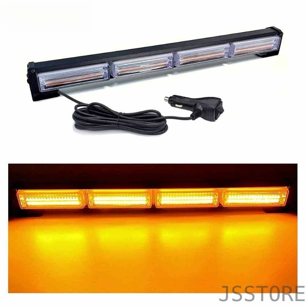 Проблесковая балка LED мигалка оранжевая 43 см (43CM) стробоскоп для спецтехники и на крышу авто 12/24V стробоскоп