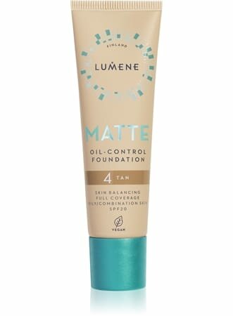 Тональный крем Lumene Matte Oil-Control, оттенок 4 теплый медовый, 30 мл