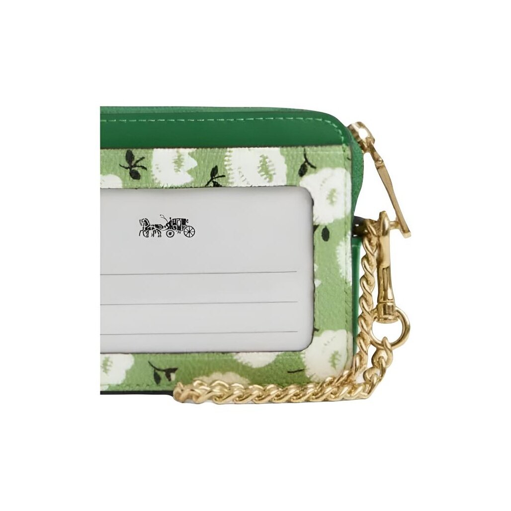 Визитница Coach, зеленый, — фото 1