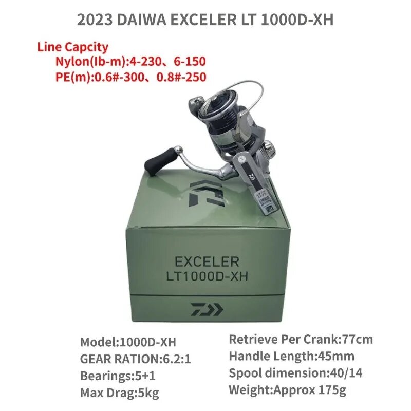 DAIWA EXCELER LT 1000D-XH Спиннинговая катушка