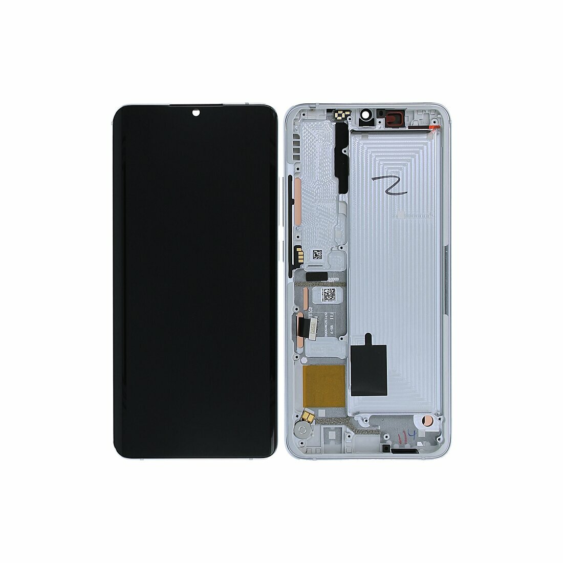 Дисплей Xiaomi Mi Note 10 Lite сборе серый
