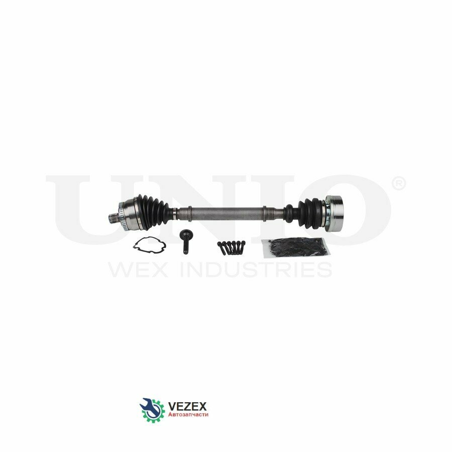 UNIO CVJ-10111 Привод в сборе передний правый VW Passat B5 96-, Audi A4 I, II 94- (МКПП)