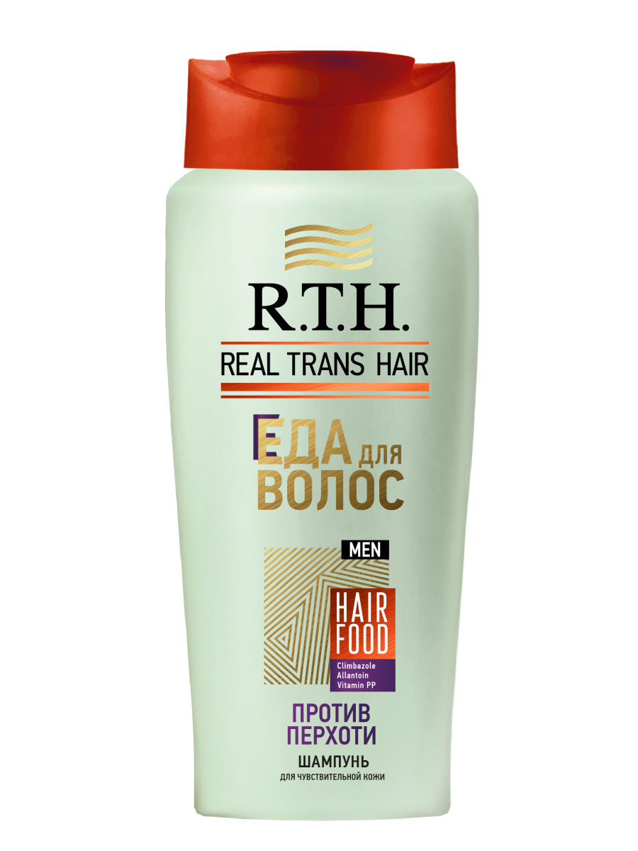 Шампунь для волос Real Trans Hair Без перхоти Men 400г против перхоти