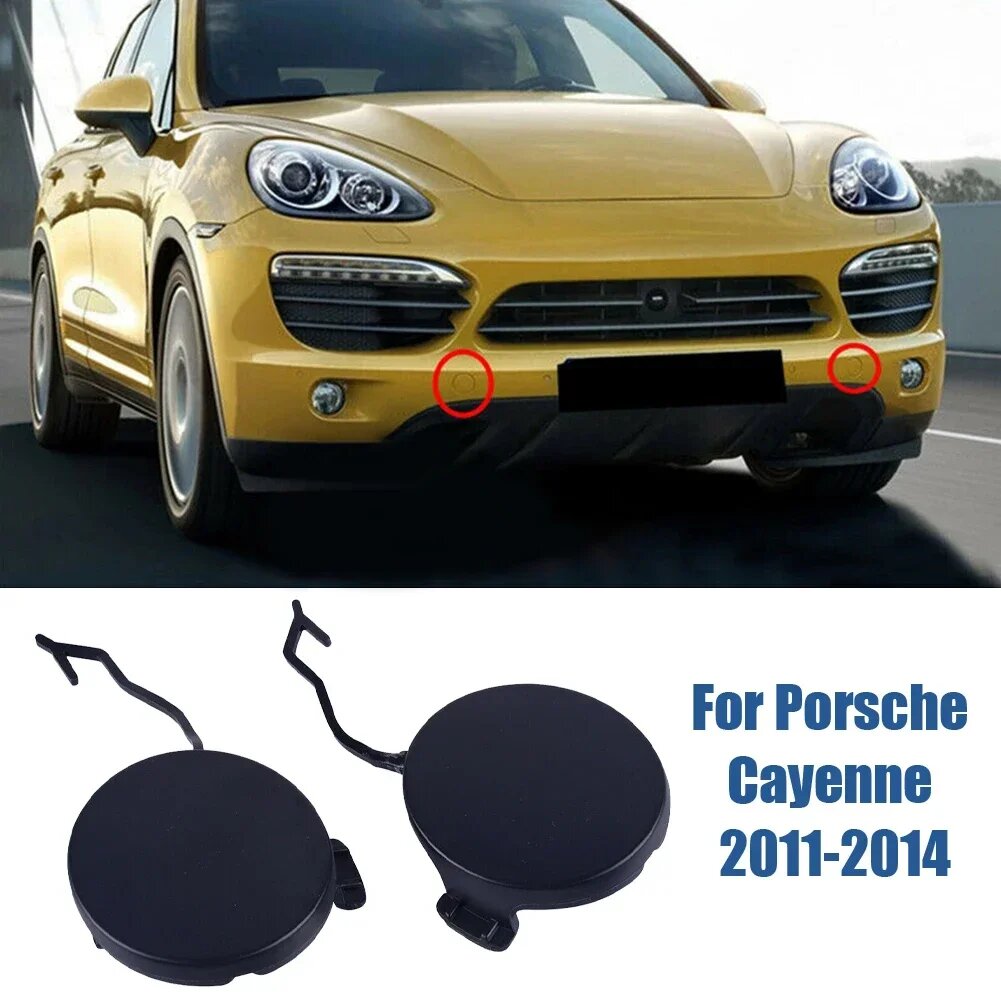 2 х фаркоп переднего бампера автомобиля левый/правый для Cayenne 2011 2012 2013 2014 95850515500 Внешние детали Бамперы Аксессуары