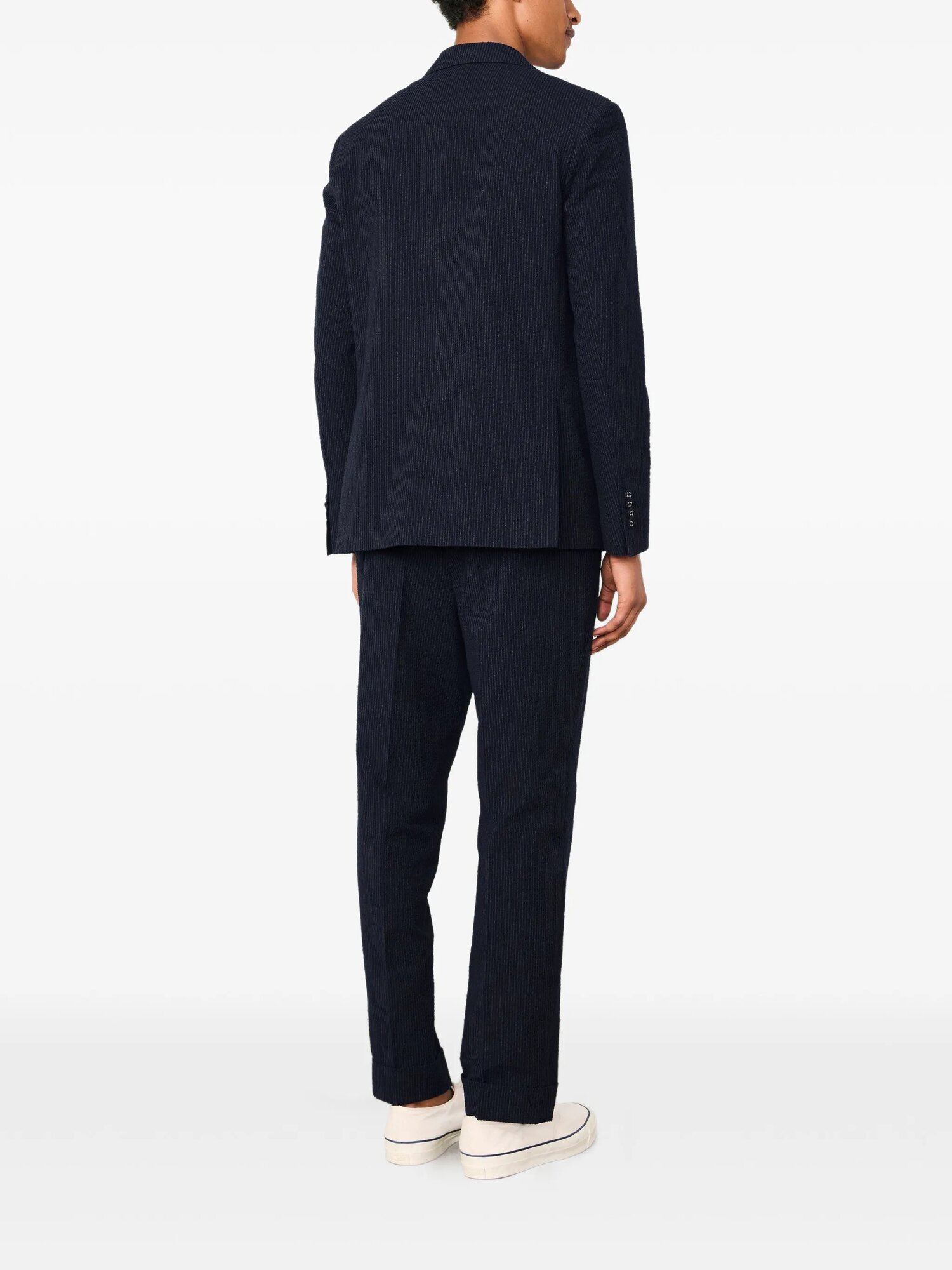 Куртка Officine Generale Pinstripe jacket, размер 50, blue — фото 1