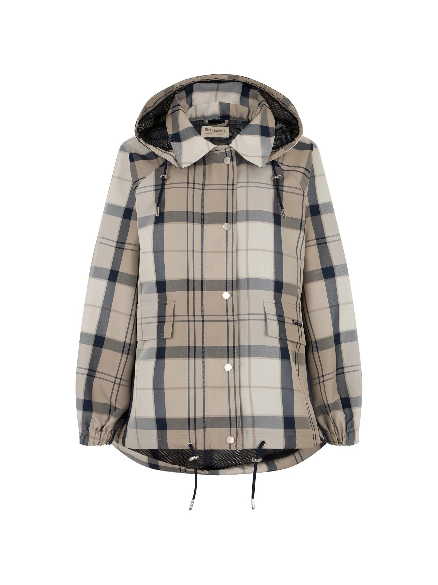 Пальто Check-pattern hooded coat