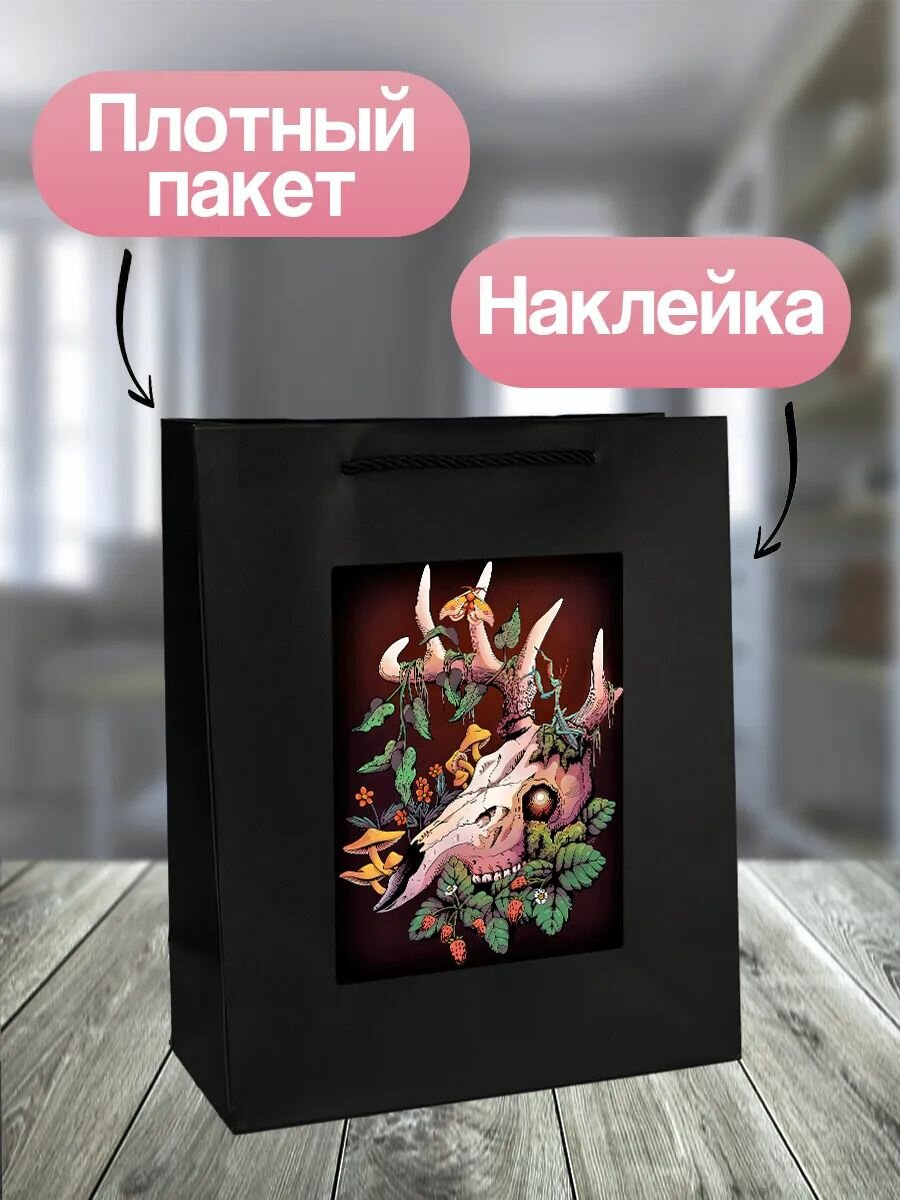 Пакет подарочный гоблинкор Pinterest, упаковка для подарка, 26х31 см — фото 1