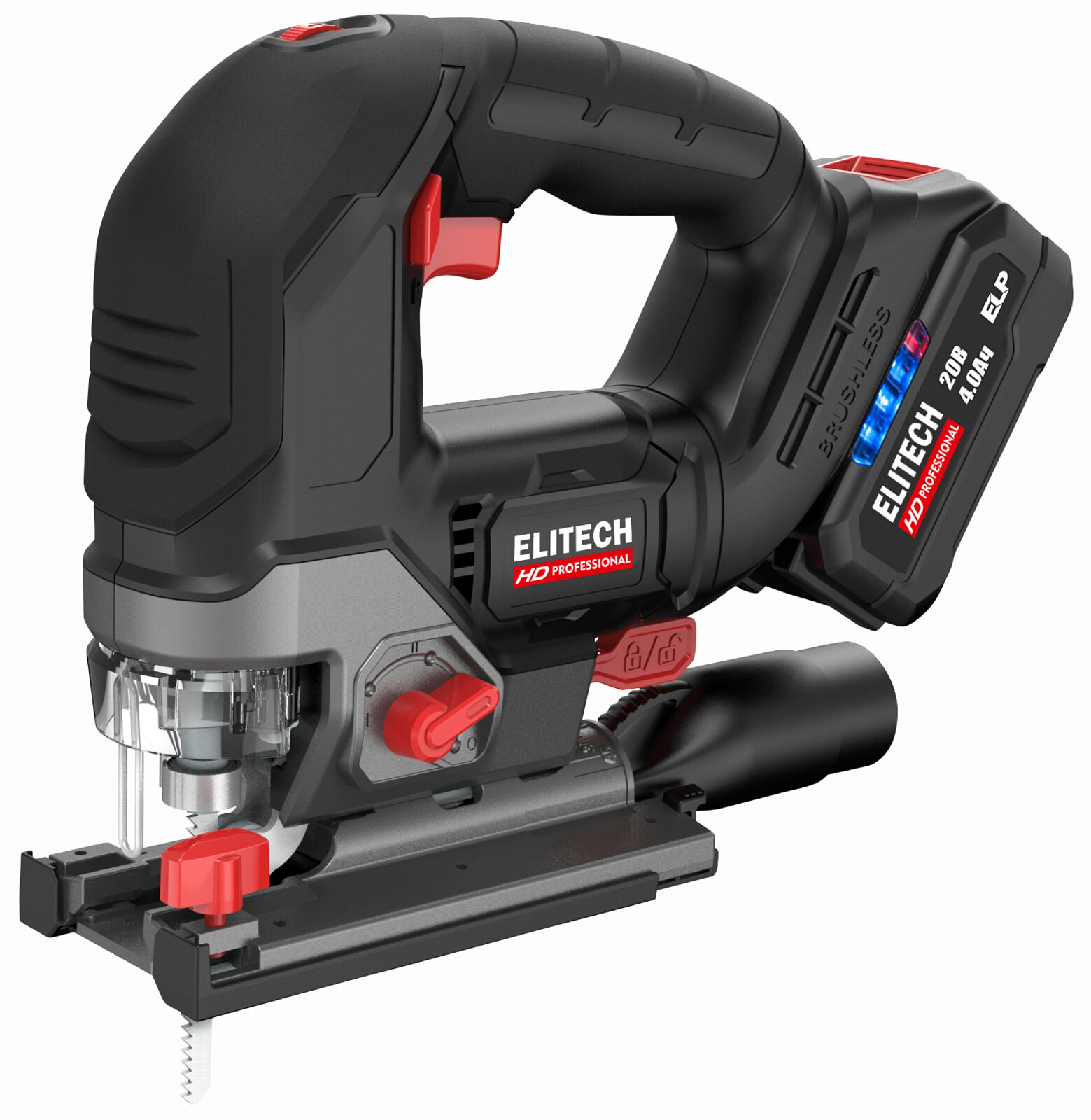 Лобзик аккумуляторный ELITECH HD CJS 2010LPLE 20В, 130мм, 1х4Ач