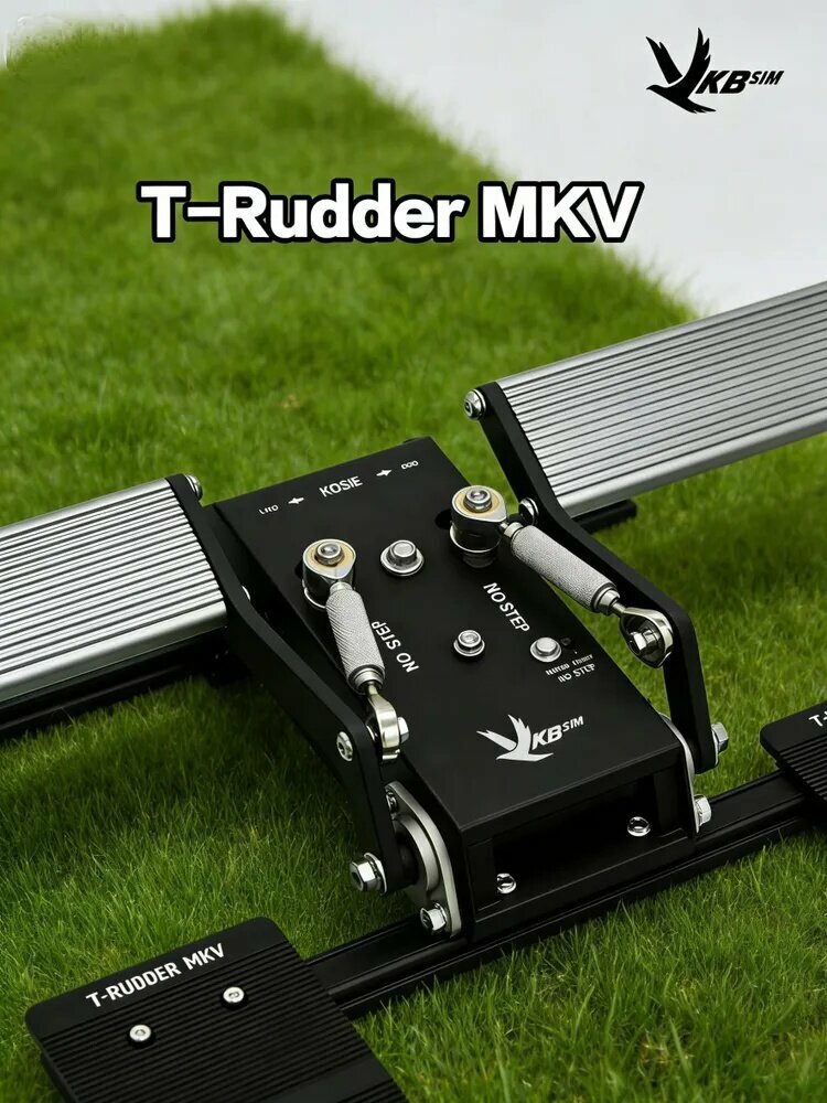 VKBSIM T-Rudder MKV Металлическая нога руля. Комплект встраиваемой техники