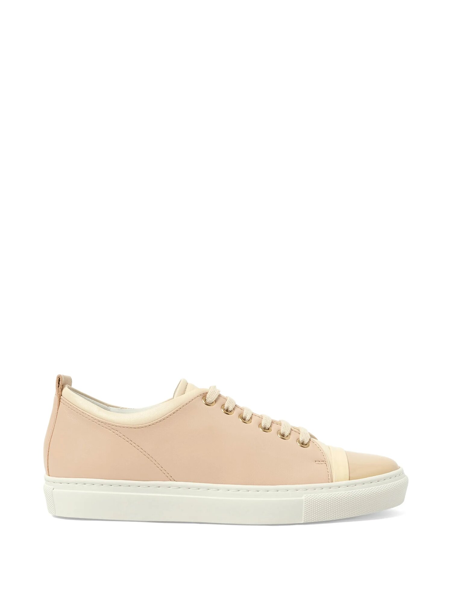 Кроссовки Patent-toe-cap sneakers