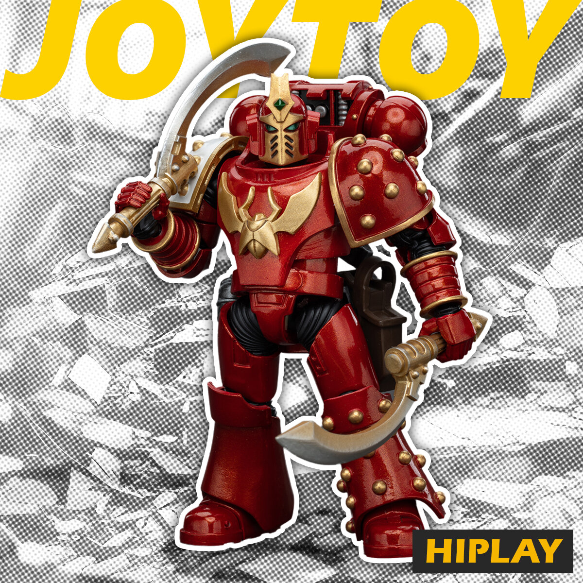 HIPLAY JOYTOY Warhammer The Horus Heresy Тысяча Сынов Legion Praetor in Cataphractii Terminator Armour JT5765 1/18