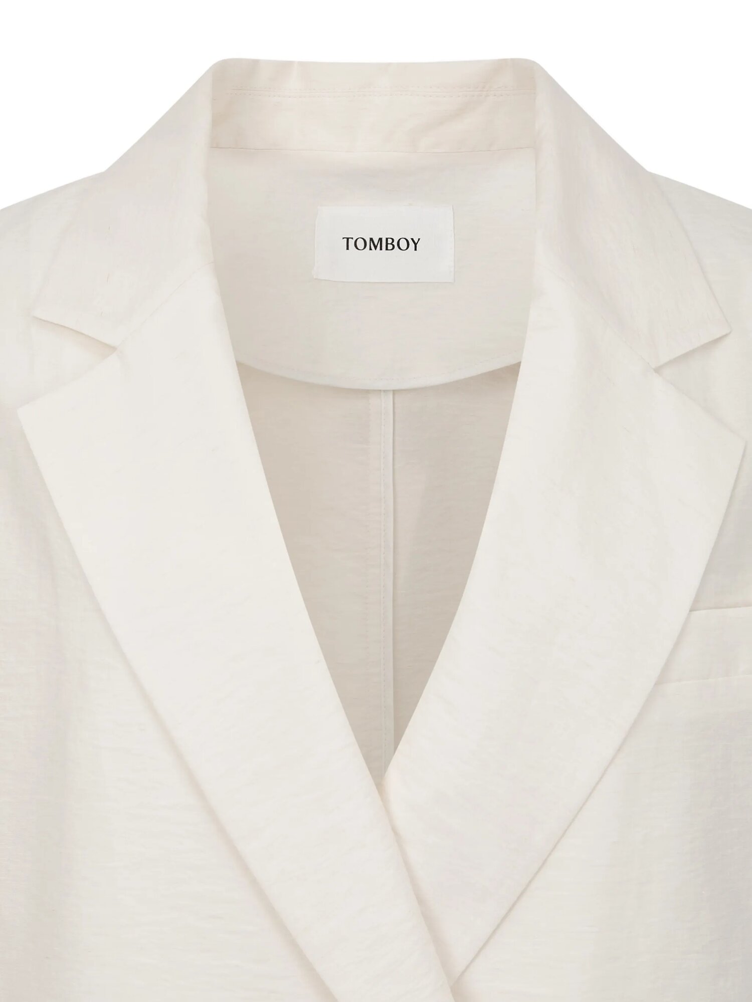 Куртка STUDIO TOMBOY Short-sleeve oversized jacket, размер S, белый — фото 1