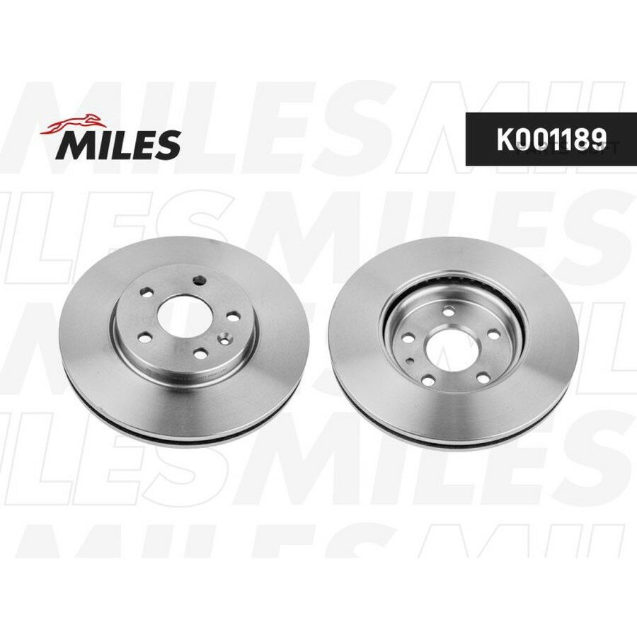 MILES K001189 Диск тормозной CHEVROLET CRUZE/OPEL ASTRA J R15 09- передний D=276мм. ()