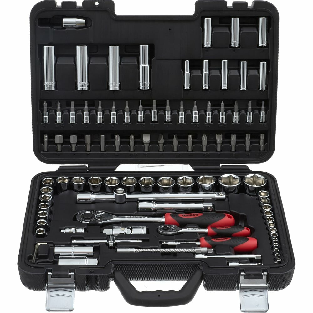 Набор инструментов Gigant Professional 1/2" и 1/4" 94 предмета, Сталь Cr-V, GPS 94