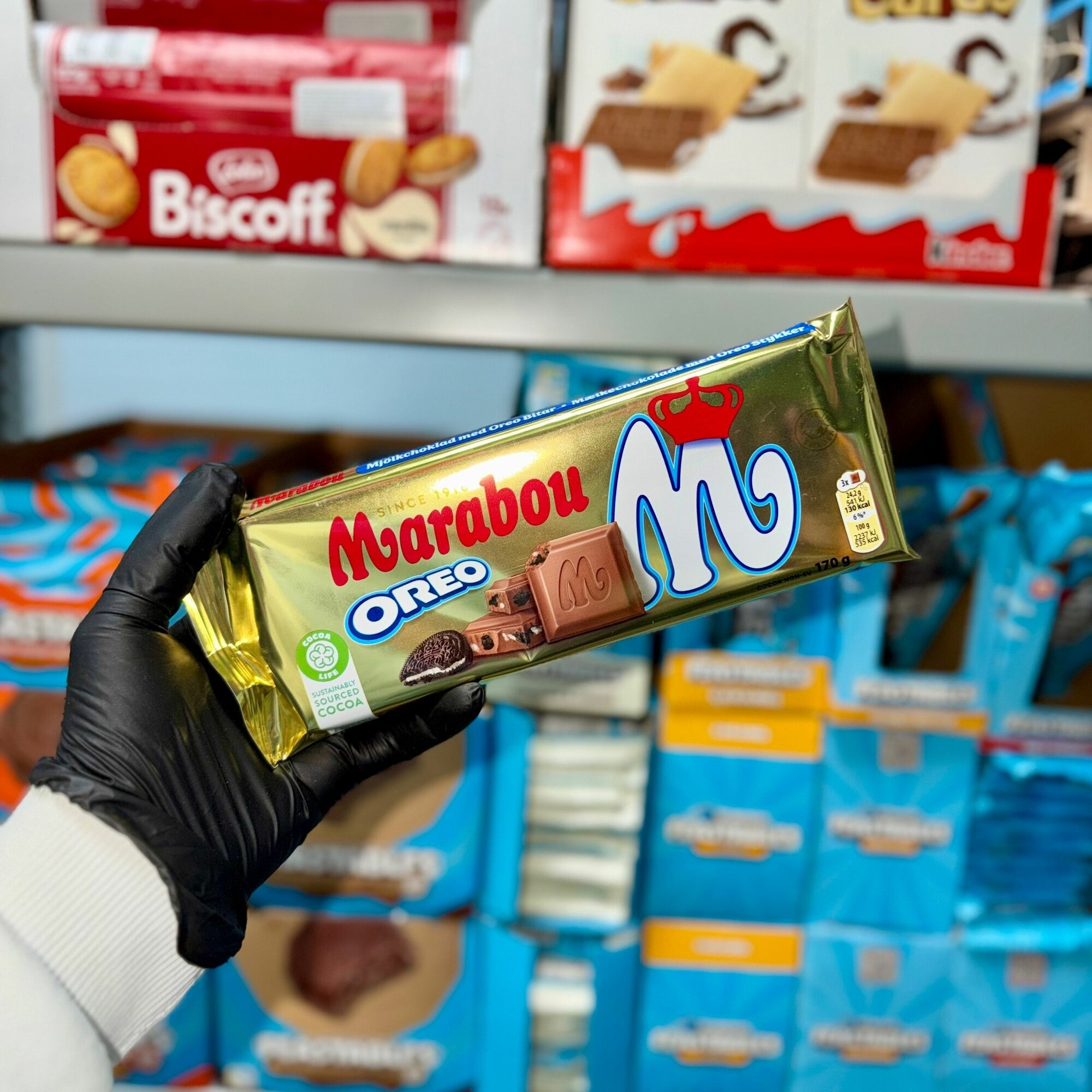 Шоколад Marabou Oreo/Марабуи со вкусом Орео 170 гр.