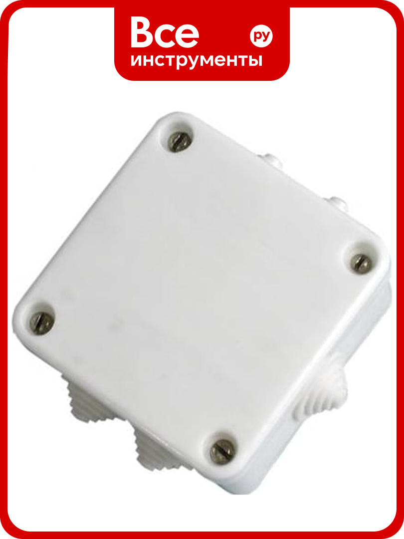 Разветвительная коробка SVET КЭМ 5-10-7 с колодкой EV0300-0010, 380 В, конструкция с крышкой, IP44, для наружного